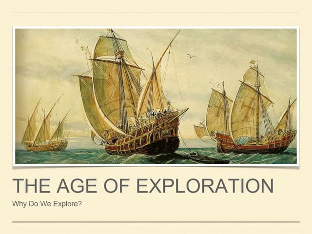 Age of exploration