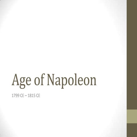 Age of Napoleon | PPTX