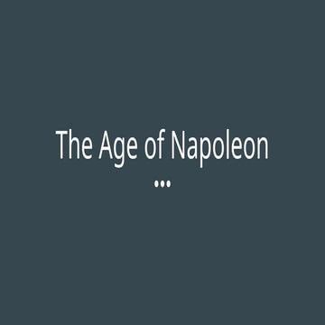 Napoleon Bonaparte | PPTX