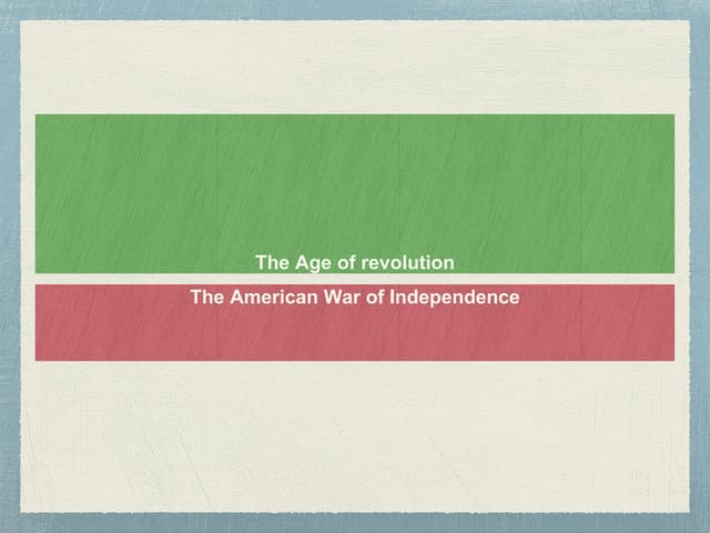 American revolution | PDF