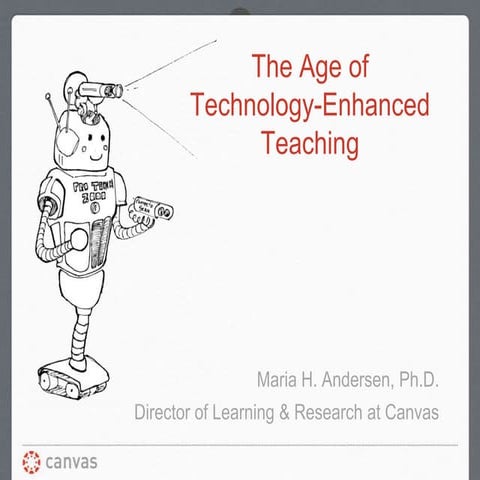 The Age of Technology-Enhanced Teaching | PPTX | Education