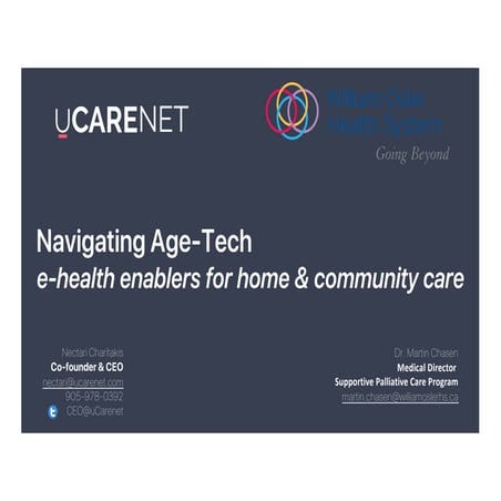 Agewell webinar navigating AgeTech March 4 2021 | PPT