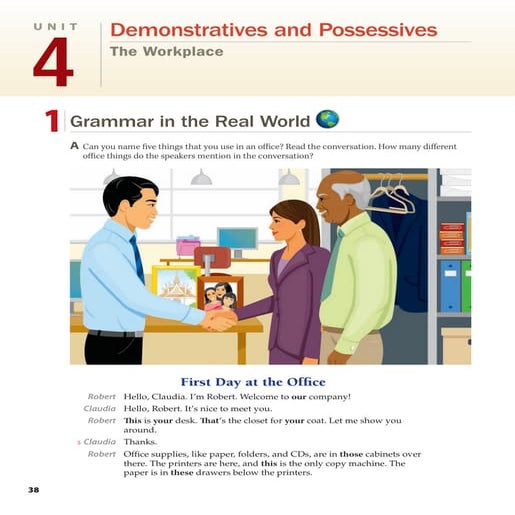Possessive and demonstrative adjectives | PDF