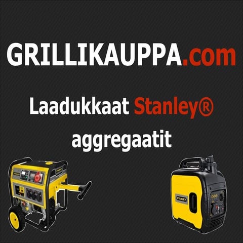 Aggregaatit verkkokaupastamme - Grillikauppa.com