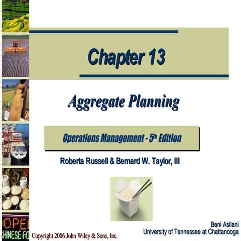 Aggregate Planning | PPT