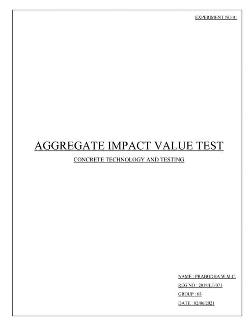 Sieve Analysis of Fine & Coarse Aggregate | Jameel Academy | PDF | Civil Engineering Industry ...