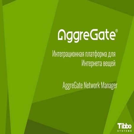 AggreGate Network Manager. Мониторинг IT и управление сетями | PPT