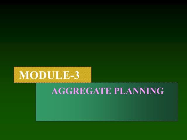 aggregate planning.ppt aggregate planning.ppt