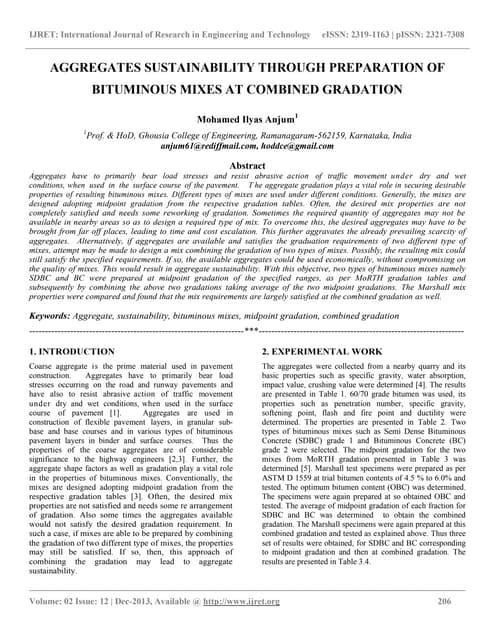 Bituminous mix design | DOCX