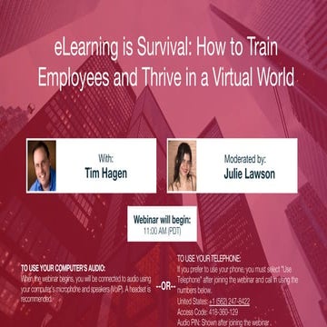 eLearning is Survival: How to Train Employees and Thrive in a Virtual World | PDF | Web ...