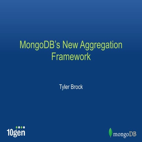 Mongodb Aggregation Framework Ppt 0259