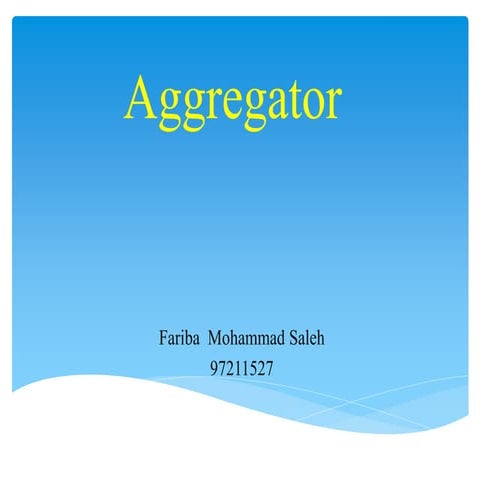 Aggregator | PPTX