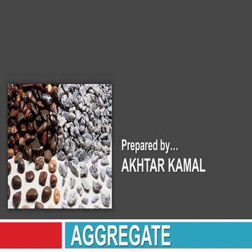 Aggregates | PPT