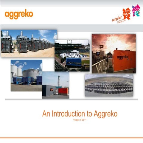 Aggreko Corporate Overview 2012 | PPTX
