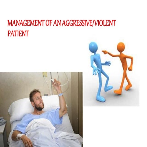 management of aggression | PPTX