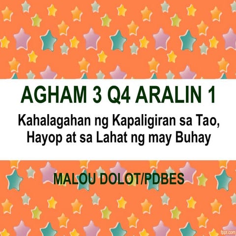 POWERPOINT FOR SCIENCE 3 Q4 ARALIN 1.ppt