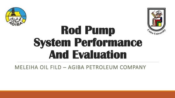 Sucker Rod Pump (SRP) | PPT