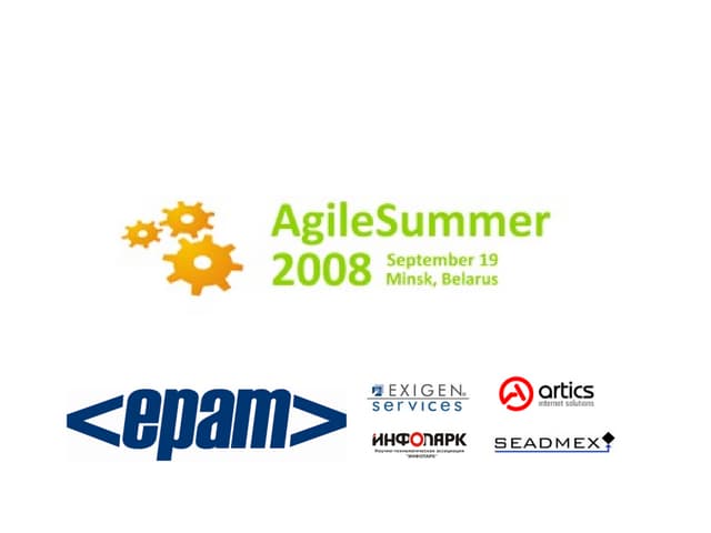 Психология в Agile проекте Ppt