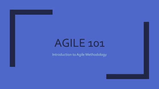 Agile Methodology PPT | PPTX