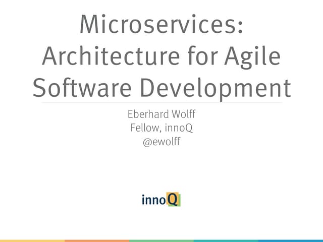 Microservices Architecture To Support Agile Ppt 1742