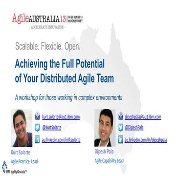 Distributed Agile Development