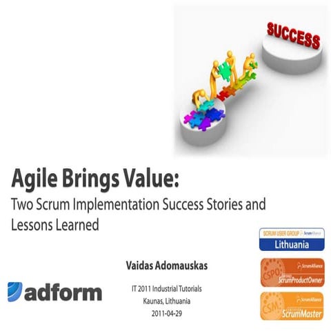 Agile Development | Product Engineering | Drupal - A Success Story | PDF