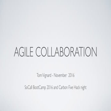 Agile collaboration | PDF