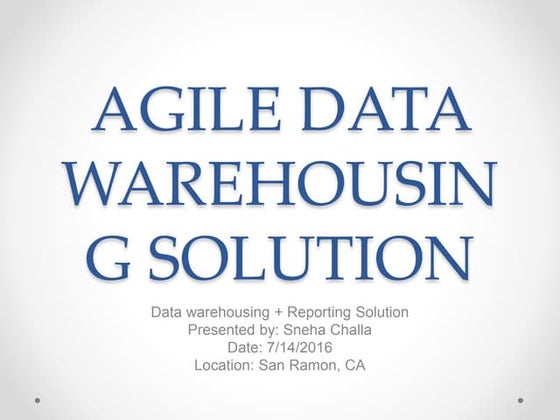 Data warehousing | PPTX | Databases | Computer Software and Applications
