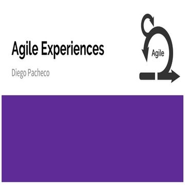 Agile Experiences Ppt
