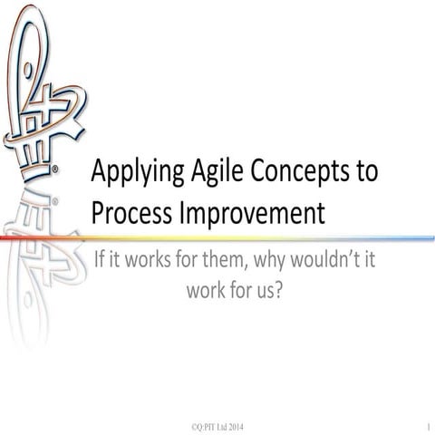 Agile for process improvement | PPT