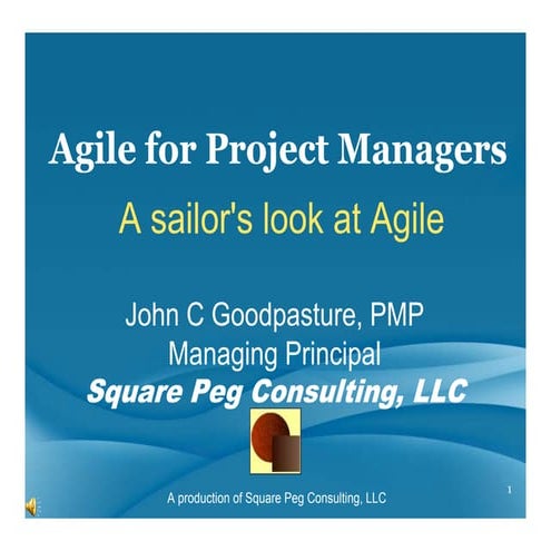 Agile for project managers - a sailing analogy | PDF