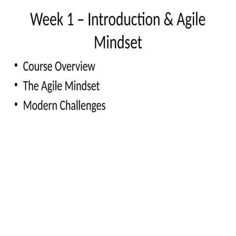 Agile Foundations Details Foundation to Agile | PPTX