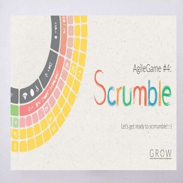 Agile game#4 - Scrumble | PPT