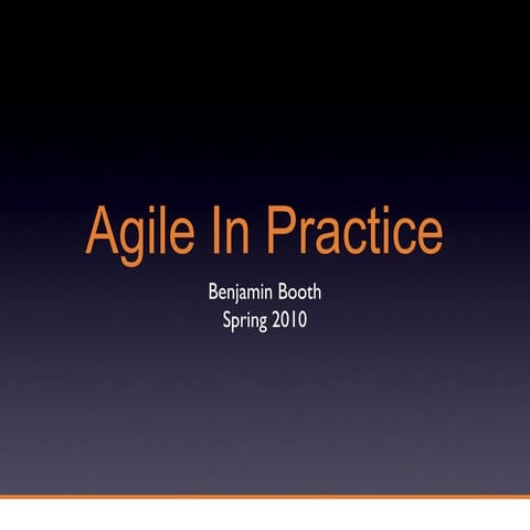 agile case studies.pptx it describes how agile in software engineering ...