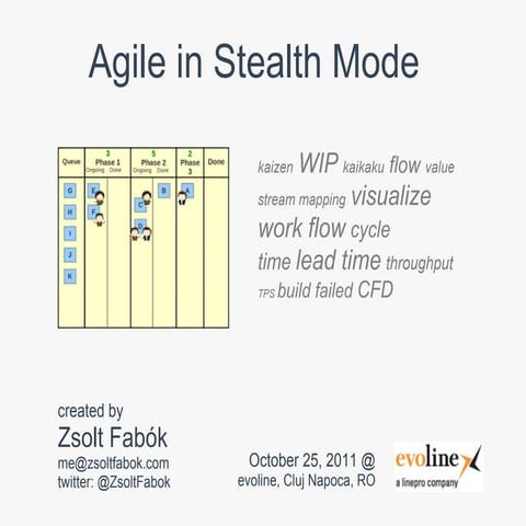 Agile in Stealth Mode | PDF