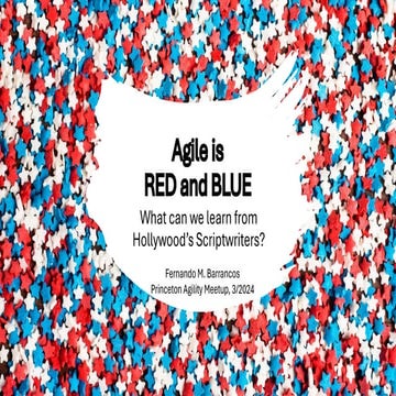 Agile is RED and BLUE. What can Software Developers learn from the ...