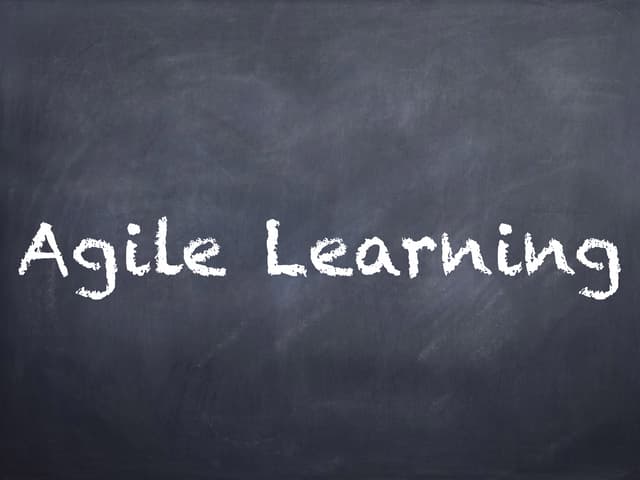 Agile Learning Ppt