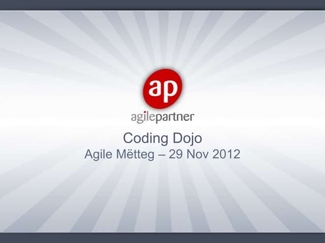 Coding Dojo Ppt