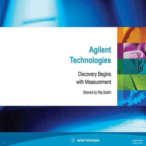 Agilent Technologies Corporate Overview | PPTX