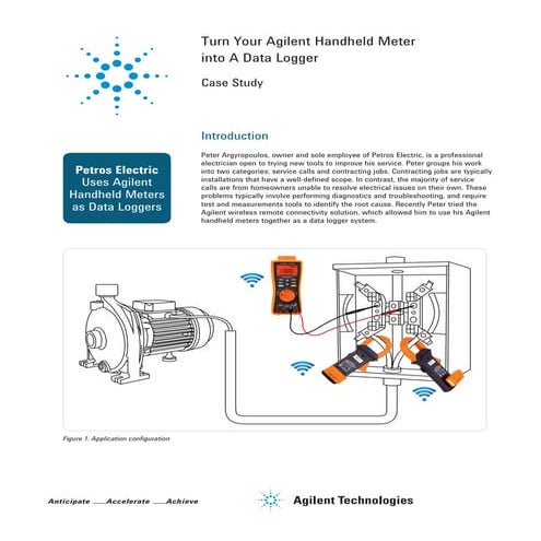 Agilent turn your agilent handheld meter into a data logger case study ...