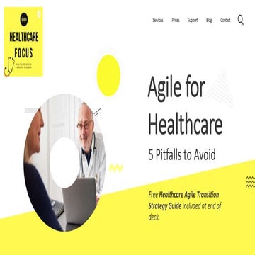 Agile In Healthcare Top 5 Pitfalls To Avoid Ppt
