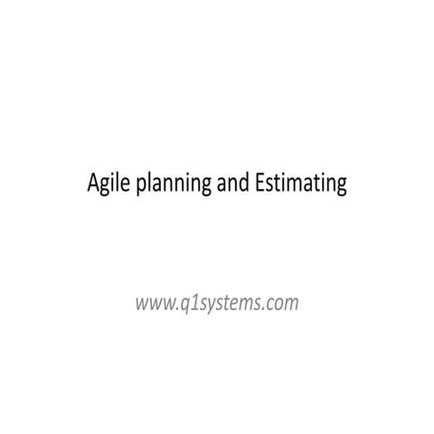 Agile planing slide_share | PPT