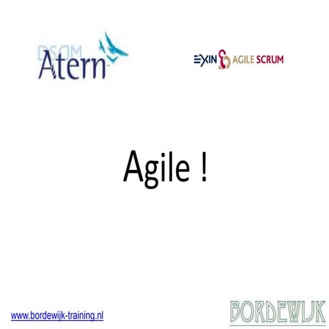 Agile pm and scrum | PPT