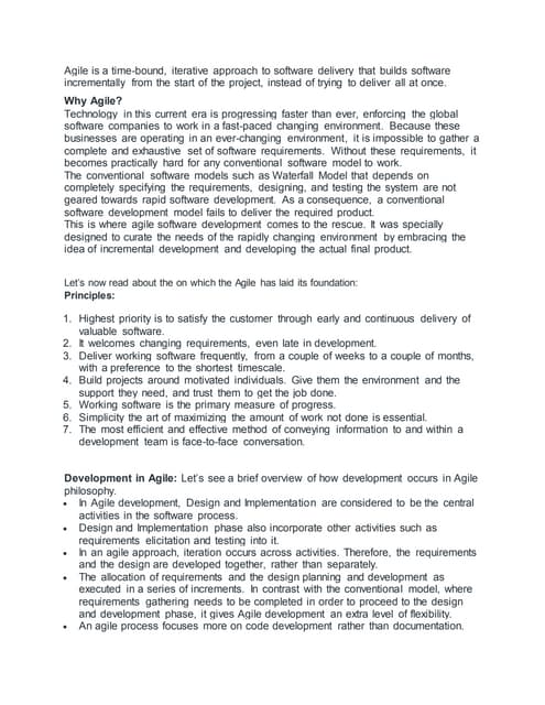 Agile Methodology PPT | PPTX