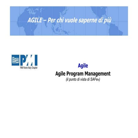 Agile program management | PPT