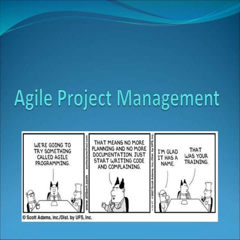 Agile Project Managementppt