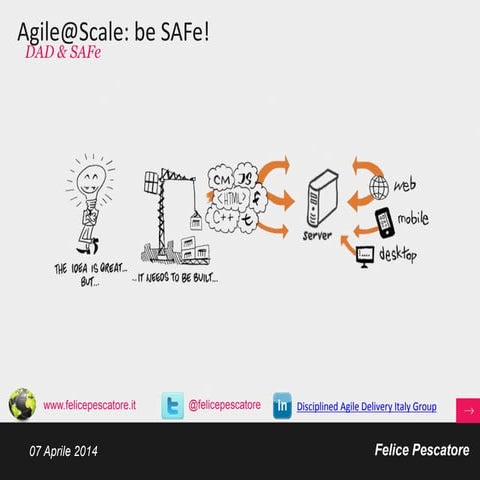 Agile@scale: be SAFe! | PPTX