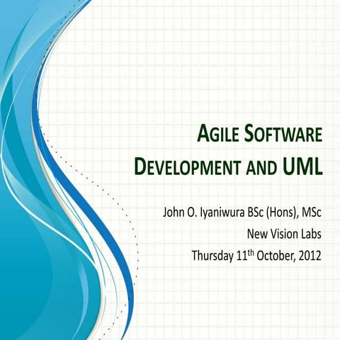 Agile software development and UML | PPTX