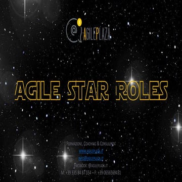 Agile Star Roles | PDF