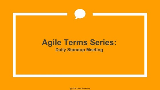 Daily stand up meeting | PPTX | Technology & Computing